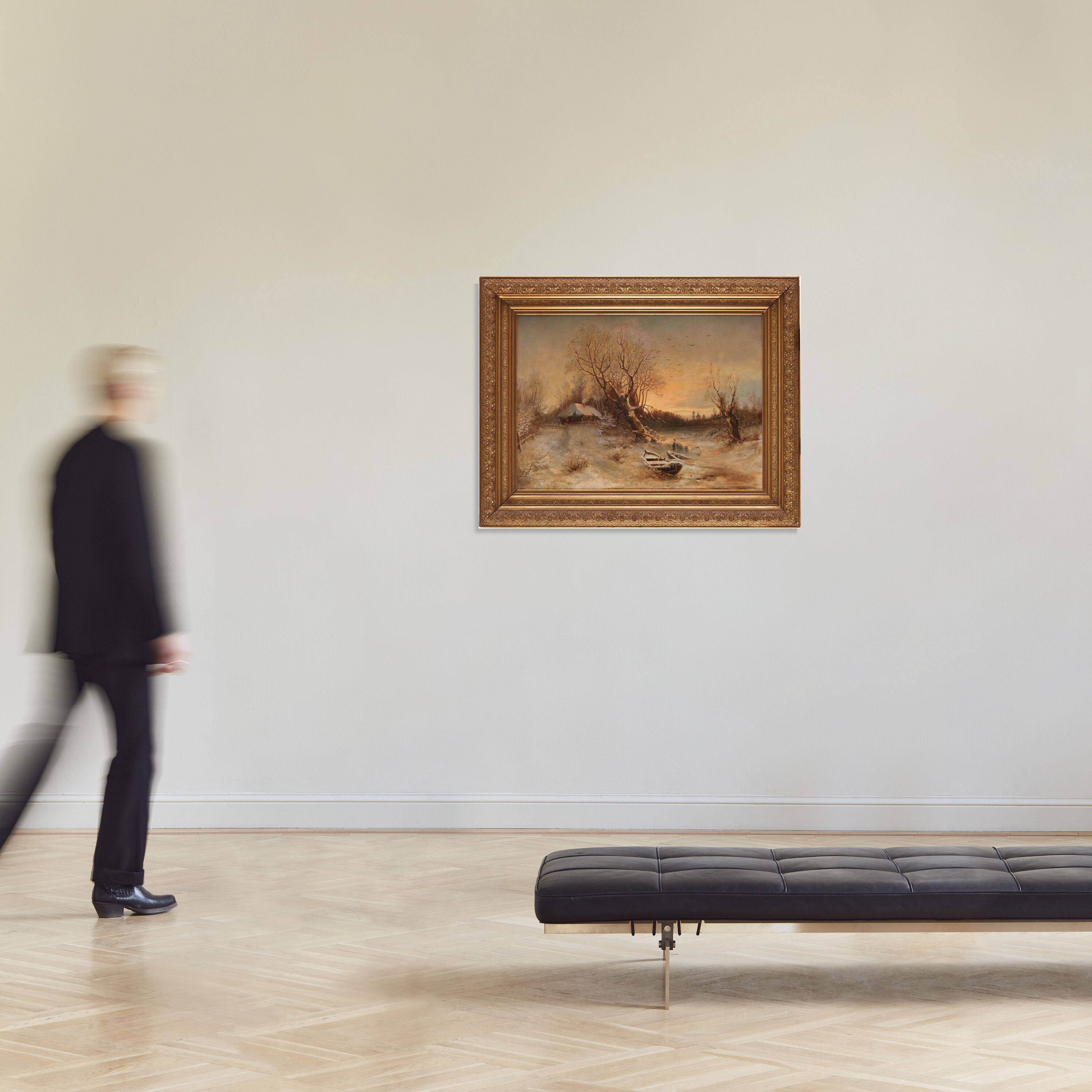 Julius von Klever, hans art, Vinterlandskap. - Bukowskis